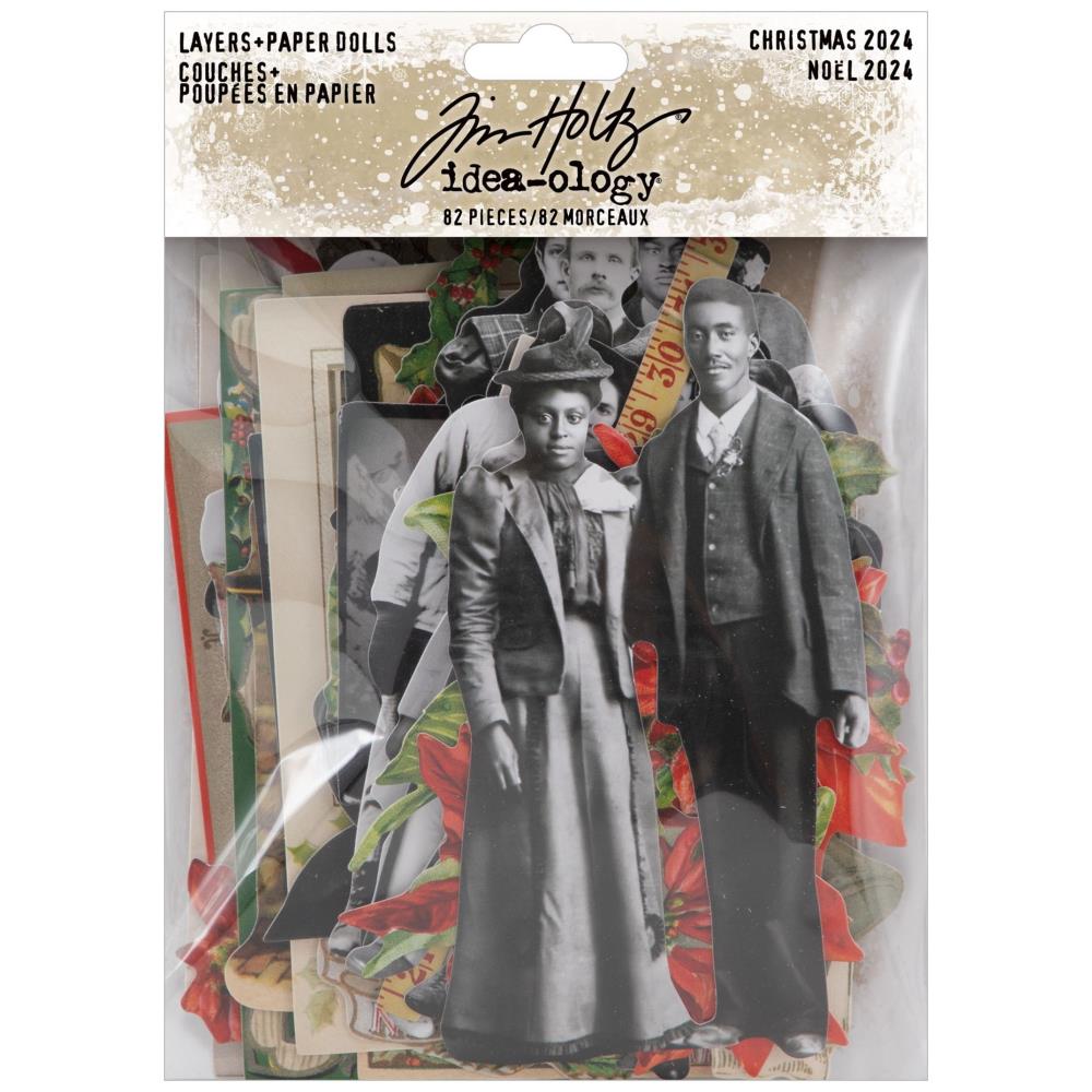 CHRISTMAS LAYERS + PAPER DOLLS 2024 - Juliga dekorationer från Tim ...
