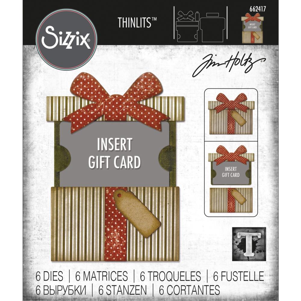 GIFT CARD PACKAGE die set from Tim Holtz Sizzix
